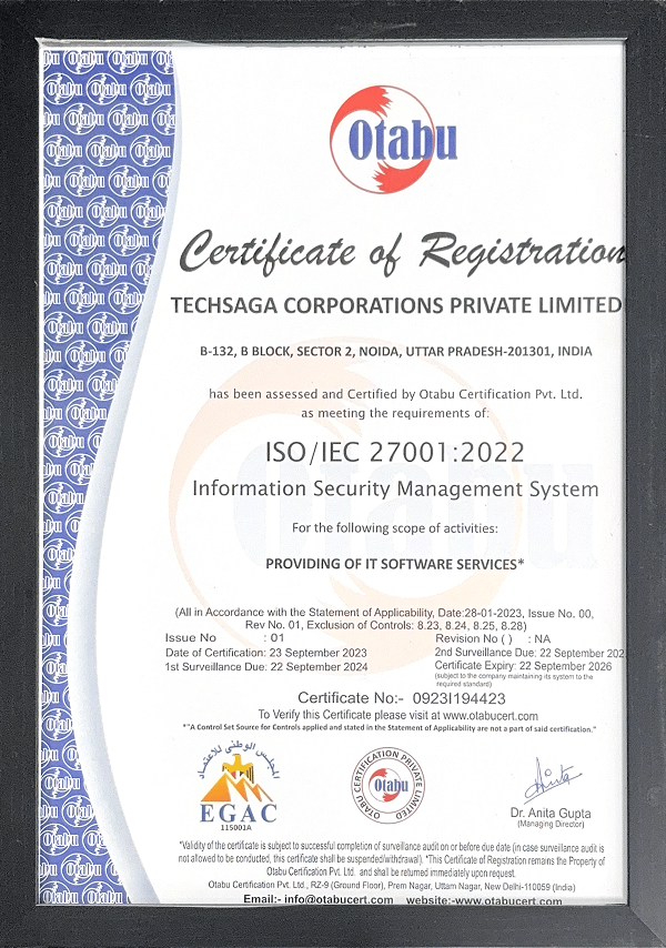 Techsaga Corporations - Inspired for Innovation - Since 2012